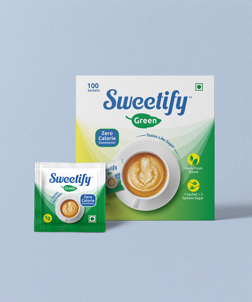 Zero Calorie Sugar-free Stevia Sweetener - Sachet Box – Sweetify